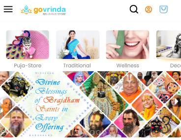 Govrinda - Religious Store | Spiritual Items Directly from Govardhan ...